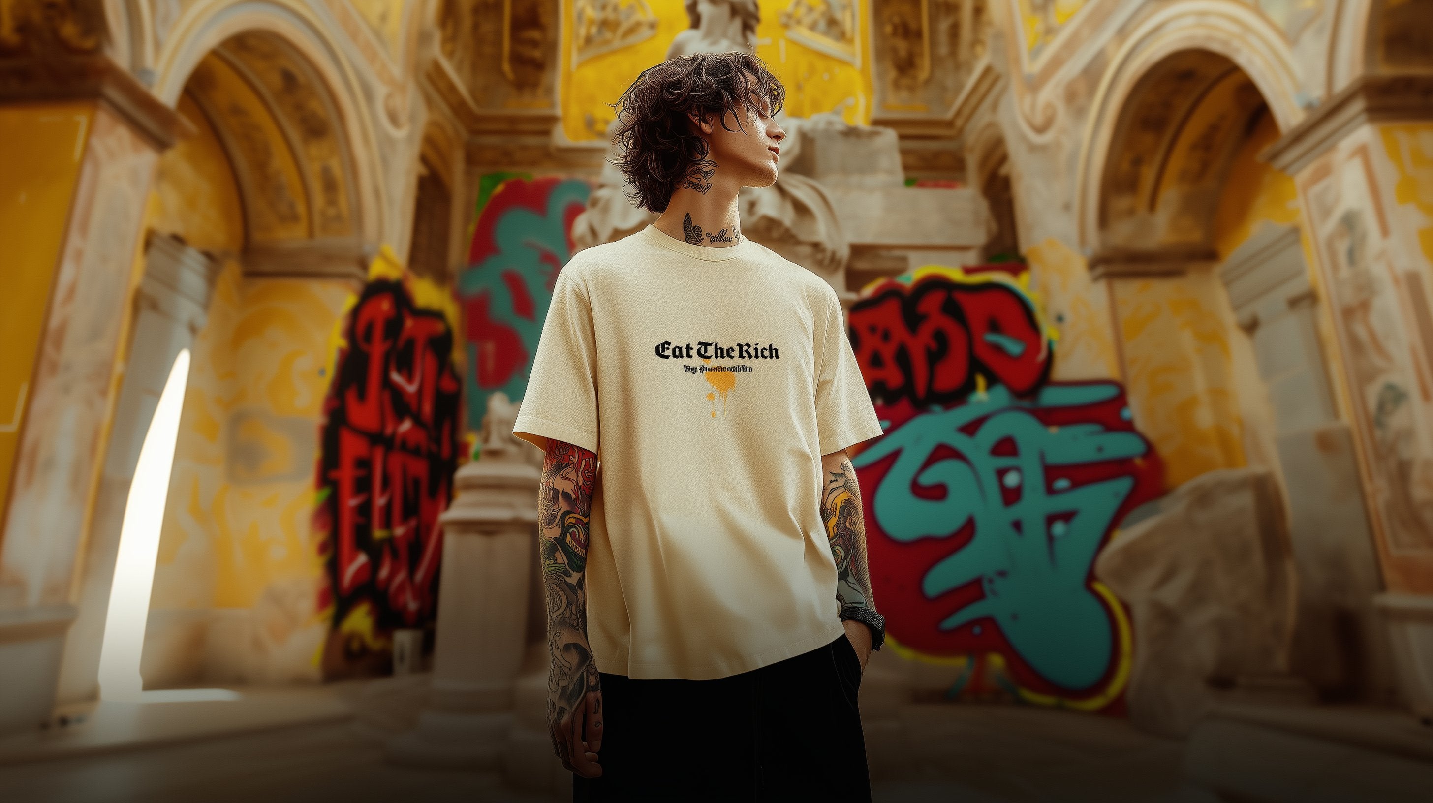 Eat The Rich, Punk T-Shirts – Punkrabbits Streetwear Collection 2025